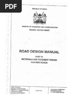 Kenya Road Design Manual Part III | PDF | Asphalt | Road