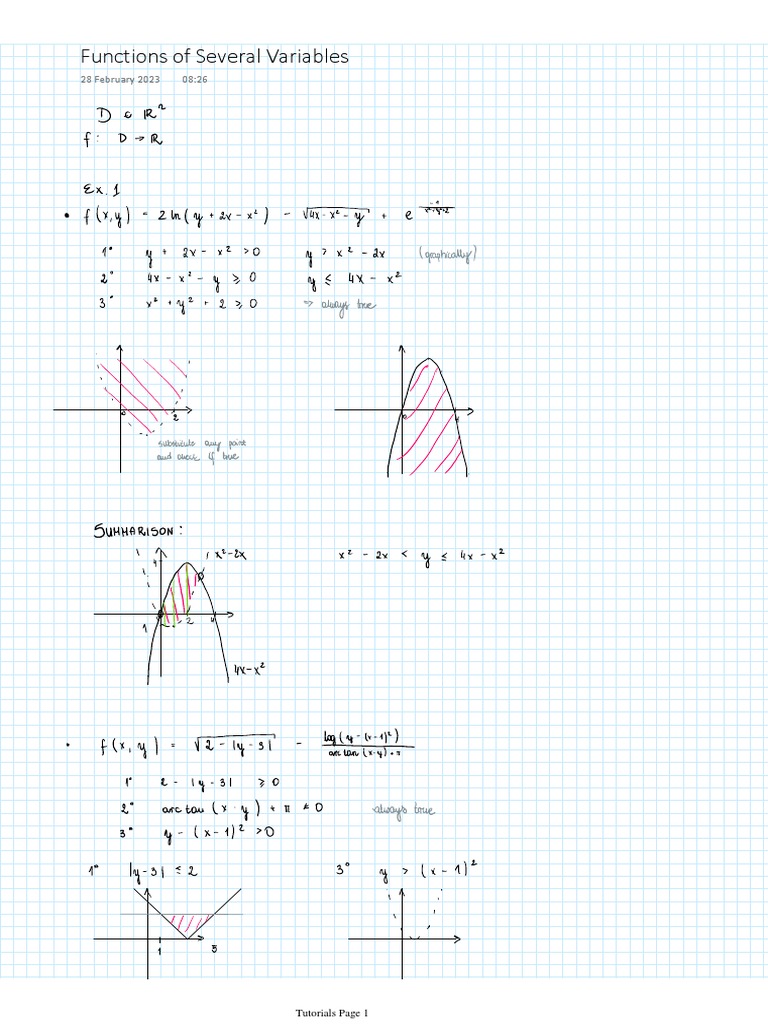 Functions Of Several Variables Pdf Pdf