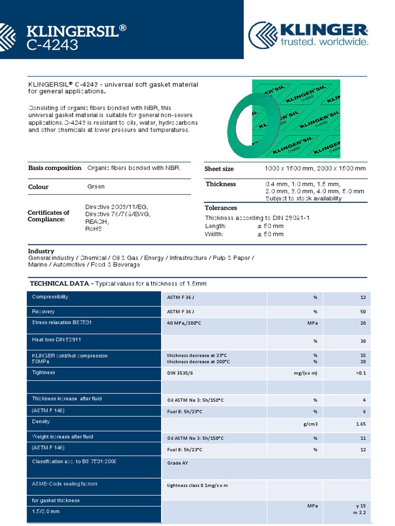 C 4243 Data Sheet PDF | PDF