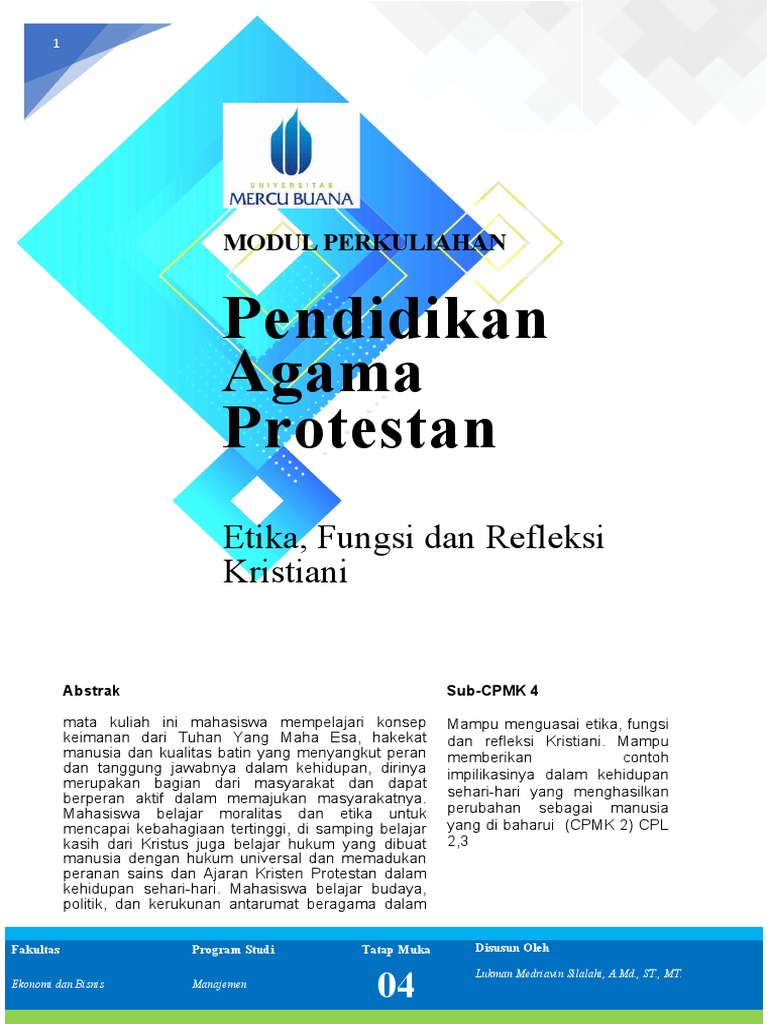 Kristen Pertemuan 4 | PDF