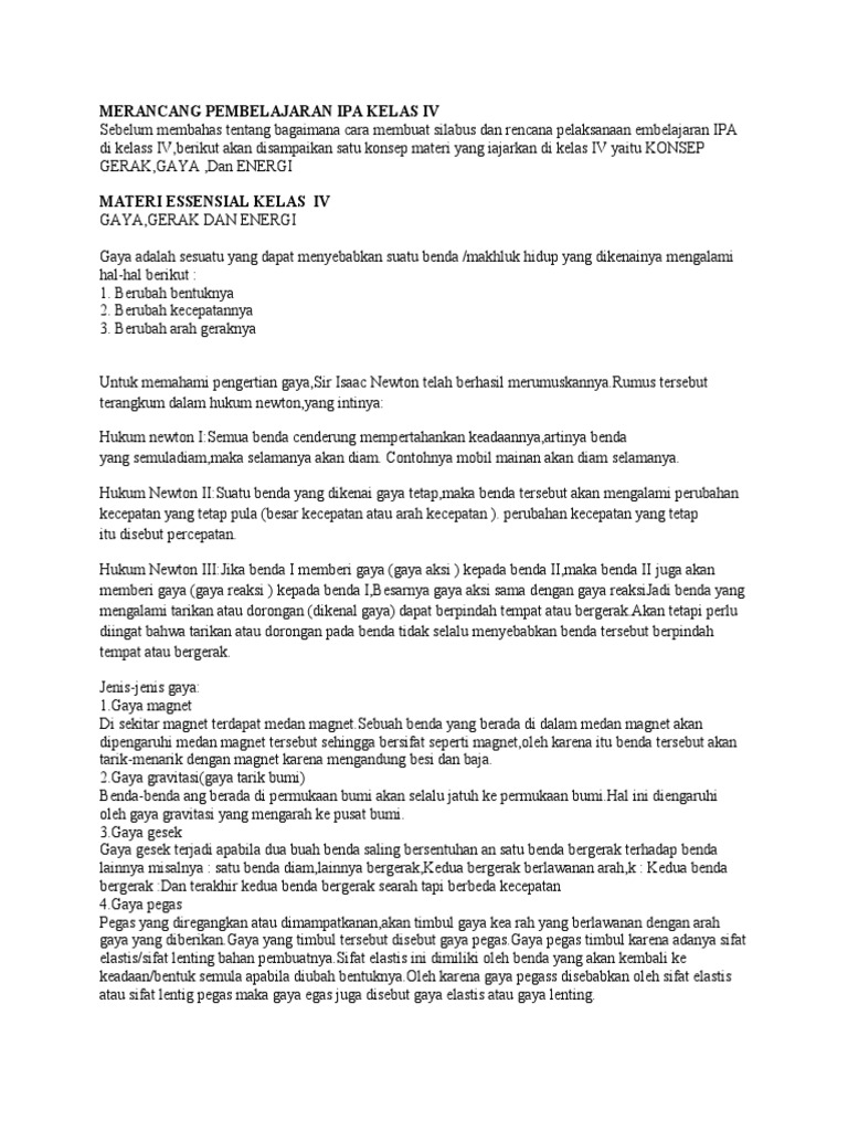 Pembelajaran Ipa Di SD Modul 8 Kel.7 | PDF