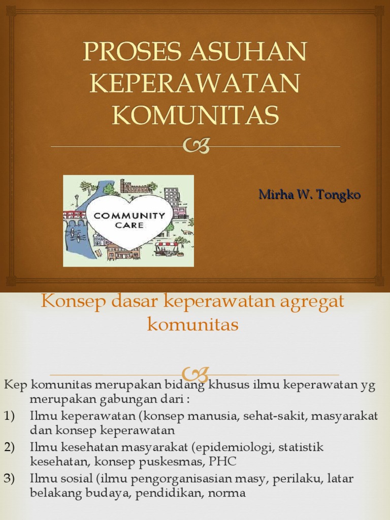 Proses Asuhan Keperawatan Komunitas | PDF