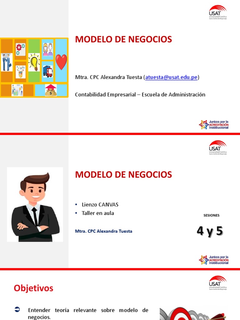 Sesión 4-5 Modelo de negocios.pdf | PDF