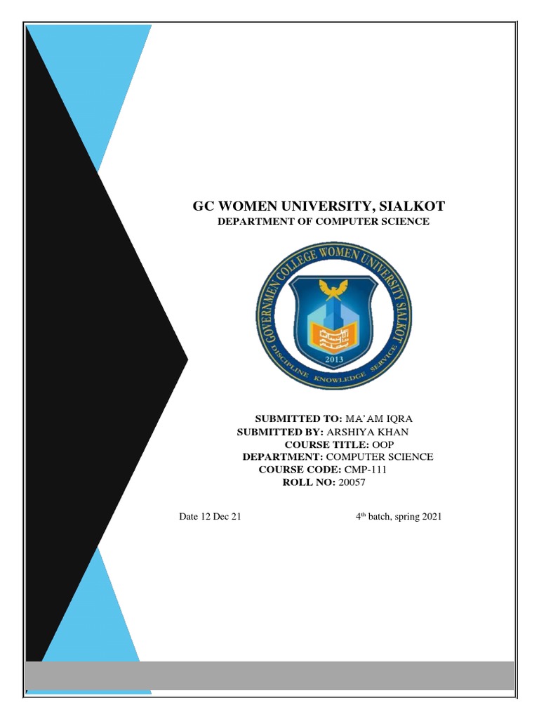 Arshiya 20057 Task 9 | PDF | Pointer (Computer Programming) | Parameter (Computer Programming)