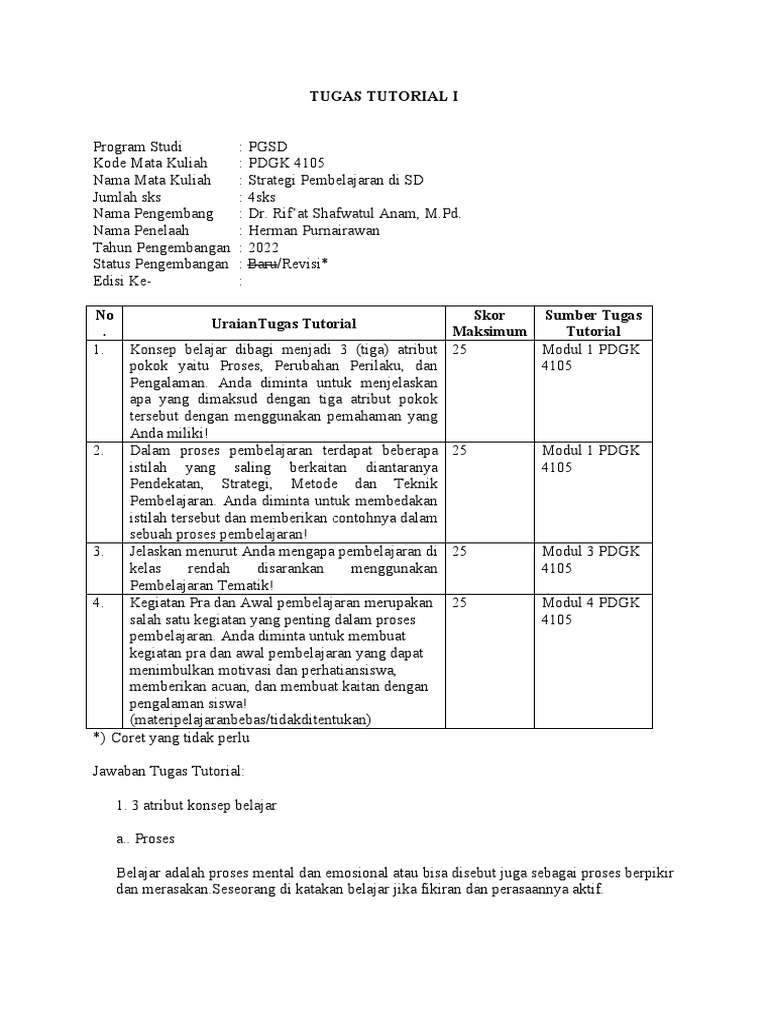Sesi 3 Tugas Tutorial 1 | PDF