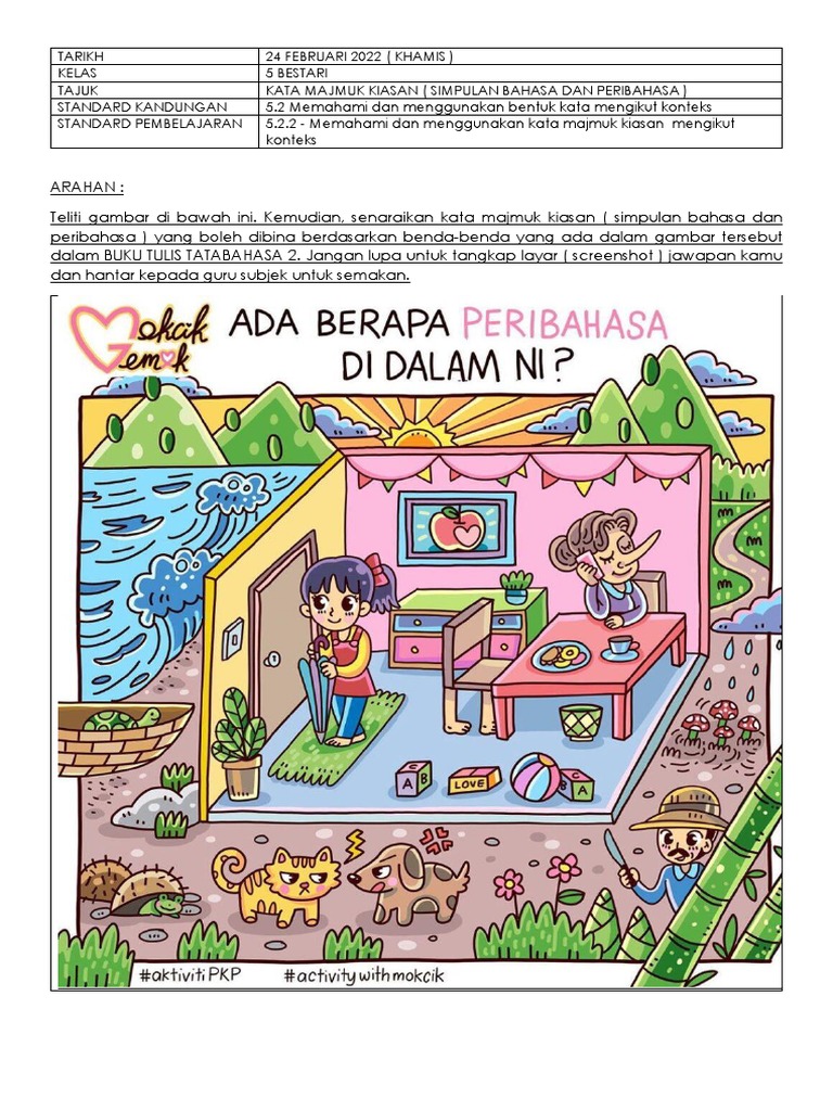 Bahasa Melayu 5 Bestari Khamis 22 Februari 2022 | PDF