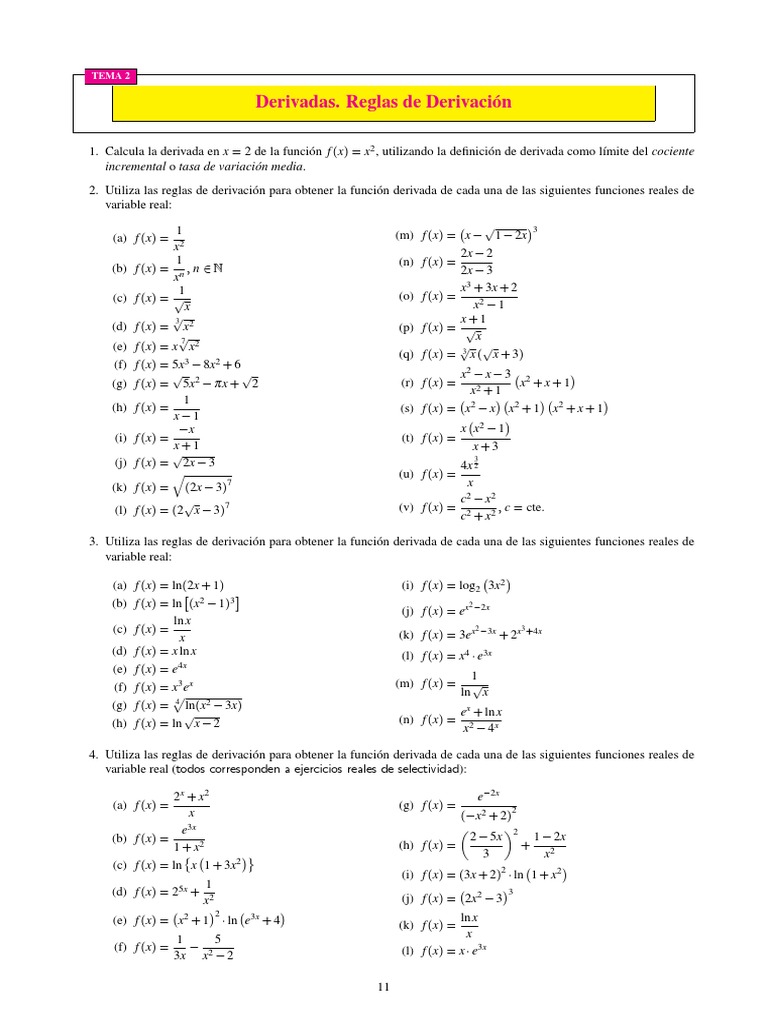 Derivadas PDF | PDF