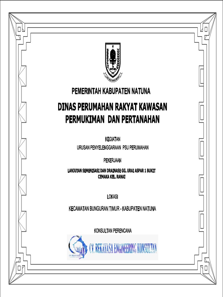 Gambar Jalan Dan Drainase Urai Aspar | PDF