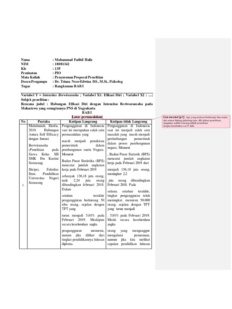 FORM - 18081342 - M.Fadhil Hafiz - RANGKUMAN BAB I - TUGAS PERTEMUAN 4 - Mba Netty PDF | PDF