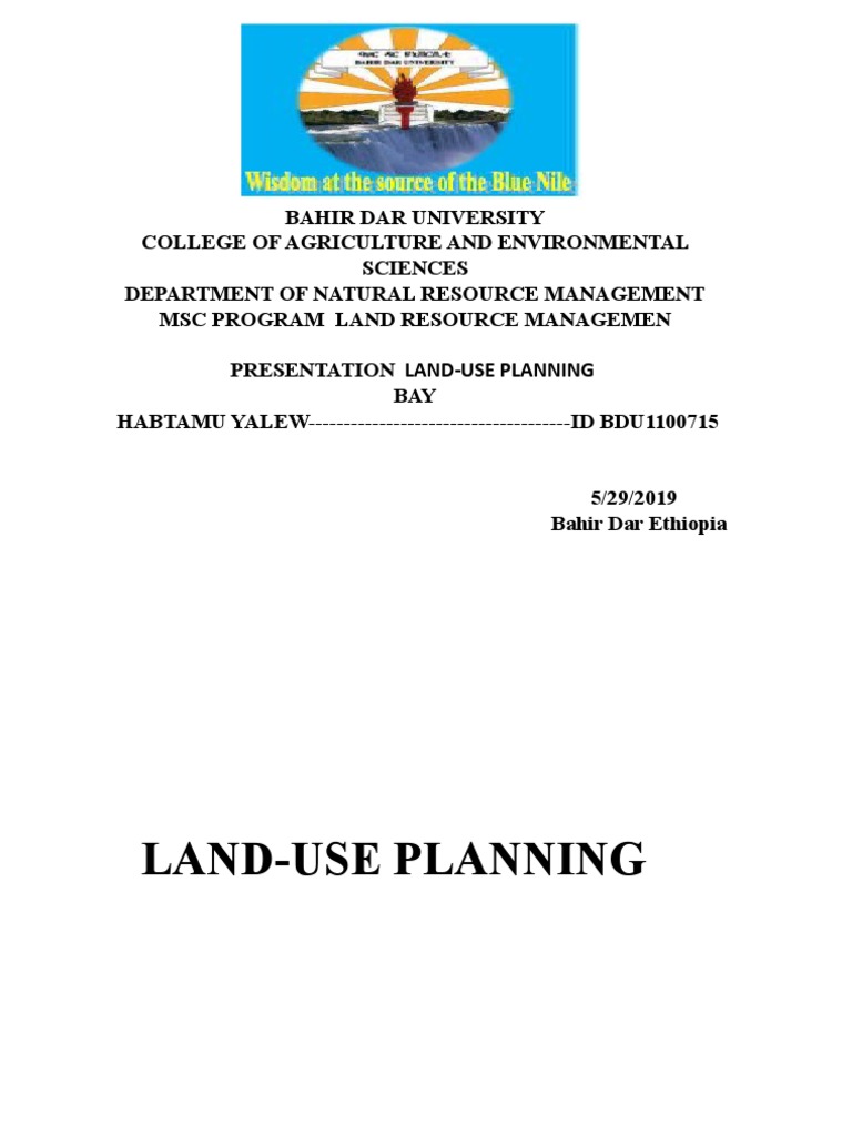 Land Used Planning Presentation1 | PDF | Sustainability | Land Use