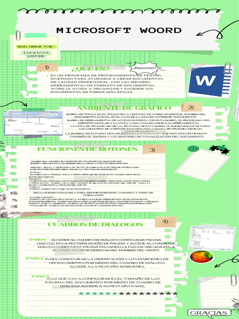 Infografia de Microsoft Word PDF | PDF