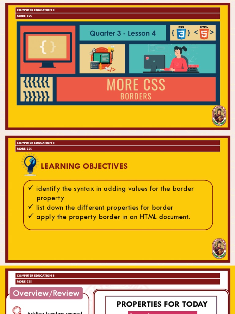 Understanding CSS Border Properties | PDF