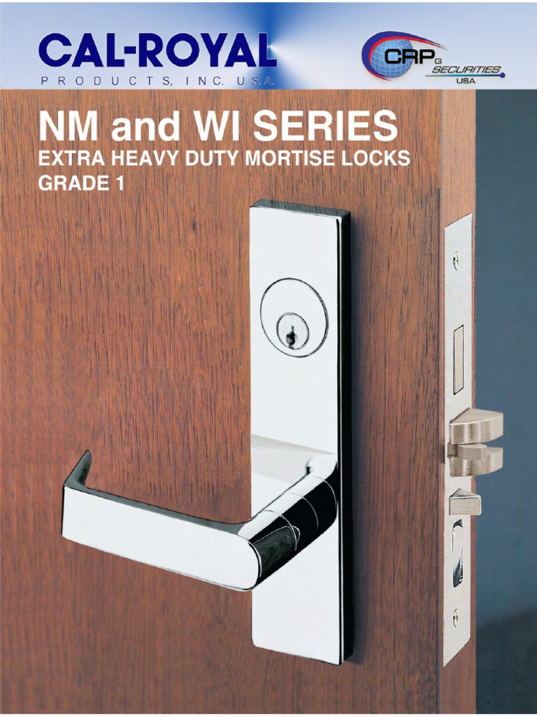 Catalog 100 G1 Locksets NM Series1 | PDF | Manufactured Goods ...