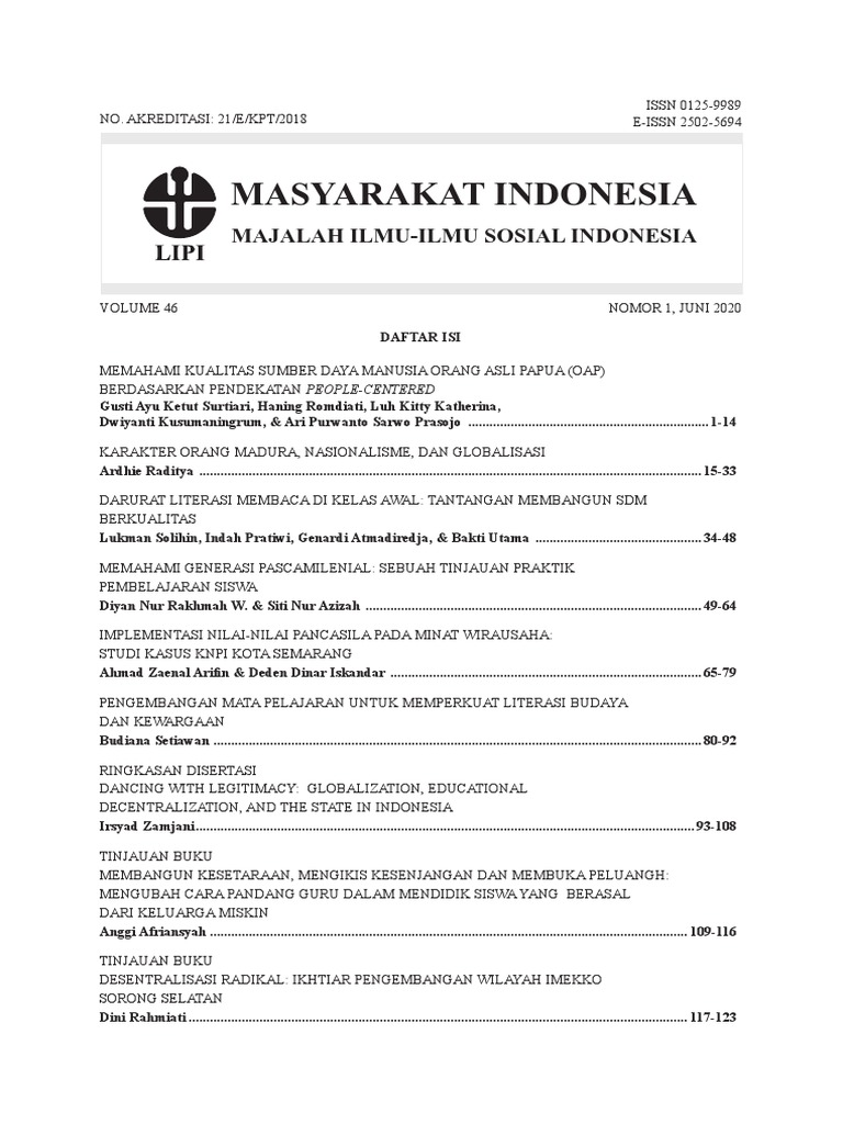 Karakter Orang Madura - Nasionalisme Dan Globalisme | PDF