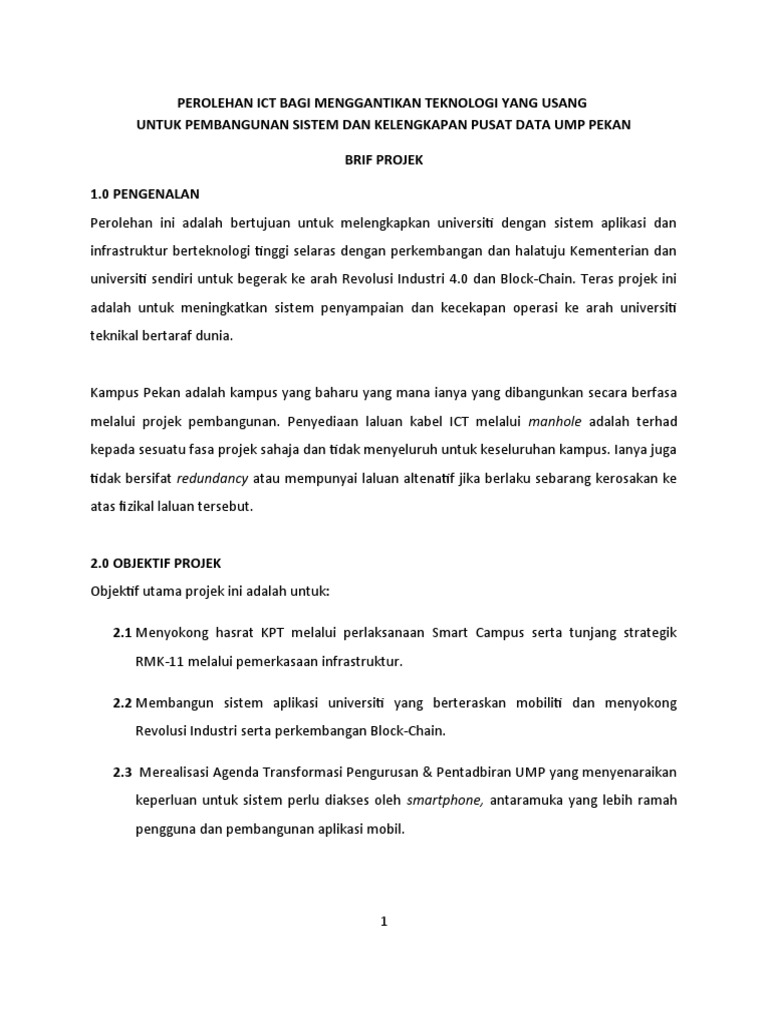 Infrastruktur ICT UMP | PDF