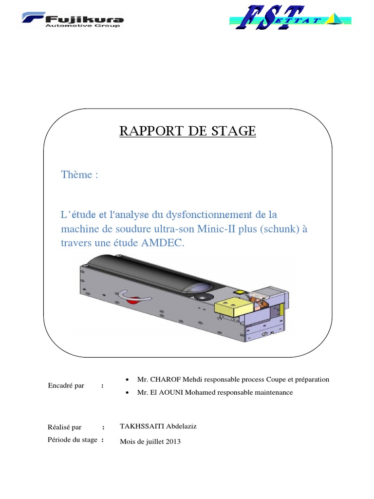 Analyse AMDEC de la machine Minic-II Plus | PDF