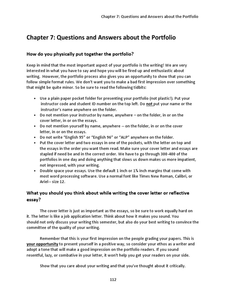 Chapter 7 Questions and Answers | PDF | Essays | Thesis