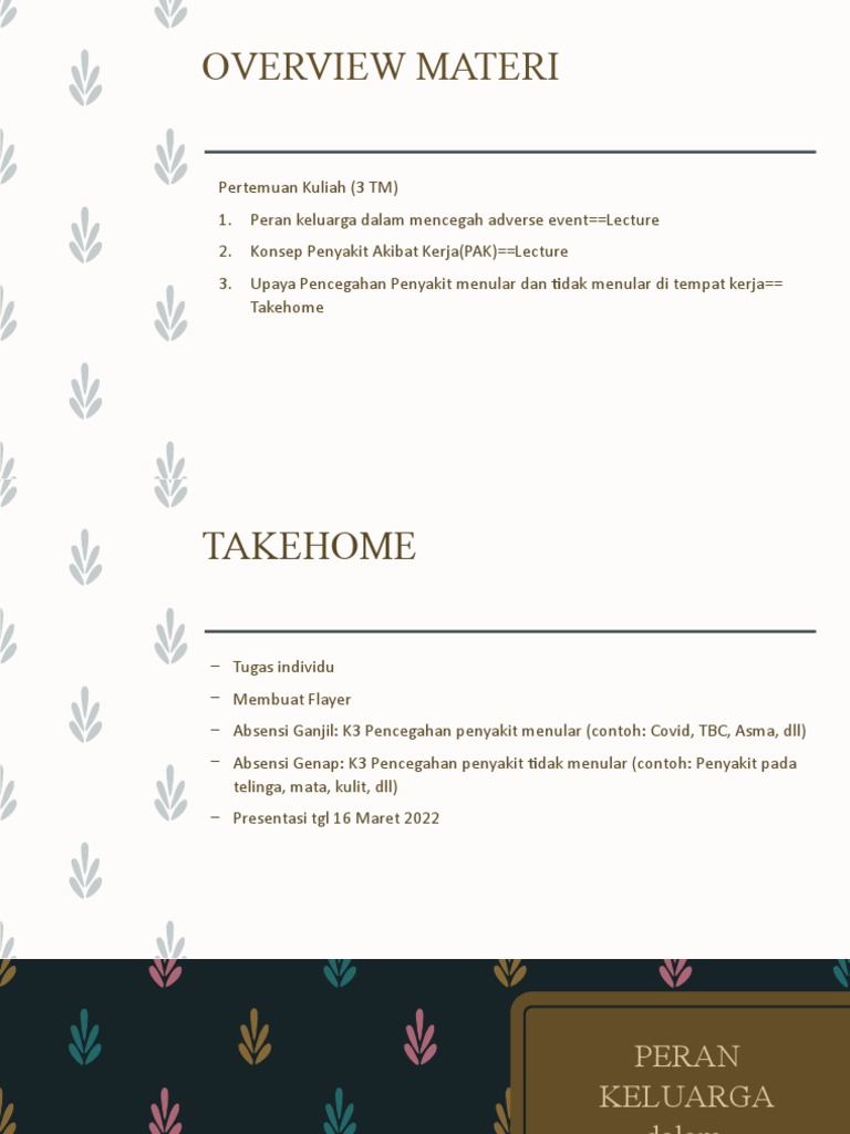 Dinza - Peran Keluarga Dalam Patient Safety | PDF