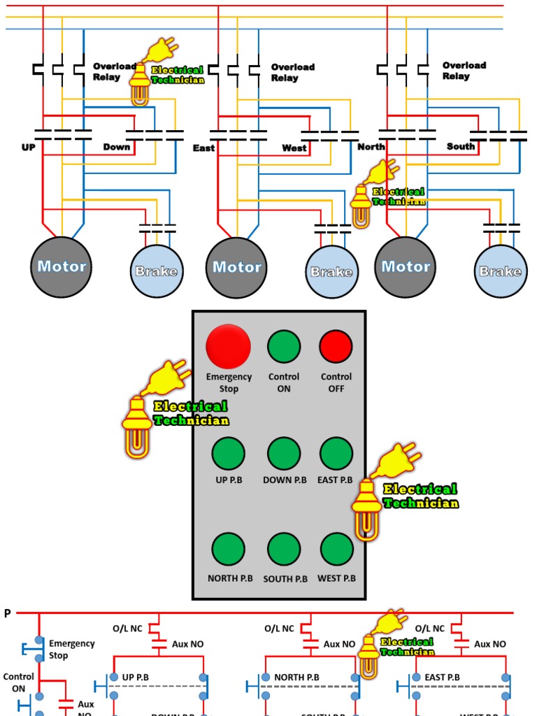 EOT Crane Power & Control Diagram PDF | PDF