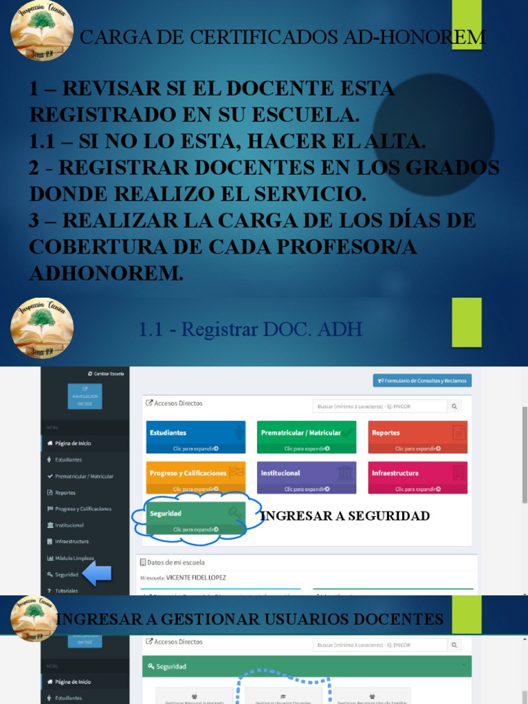 Carga de Certificados Ad-Honorem | PDF