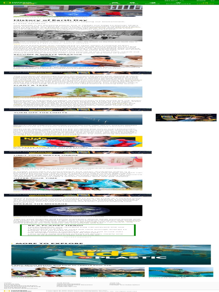 Earth Day 5 PDF | PDF