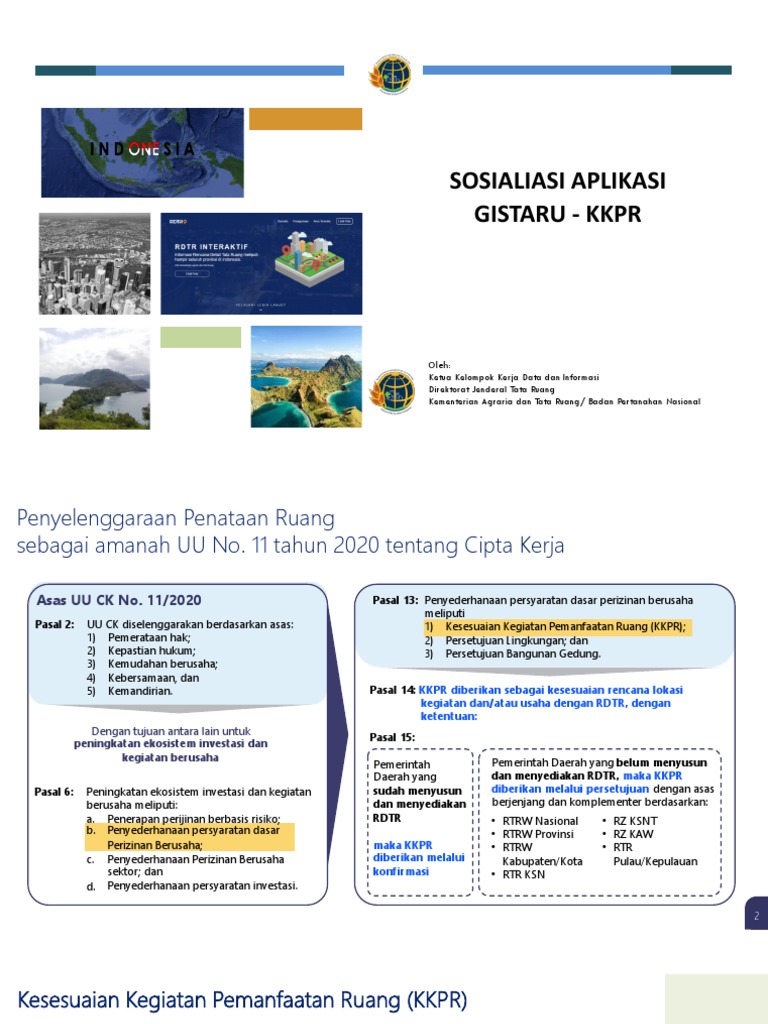 Bahan Pembinaan KKPR - Sosialisasi | PDF
