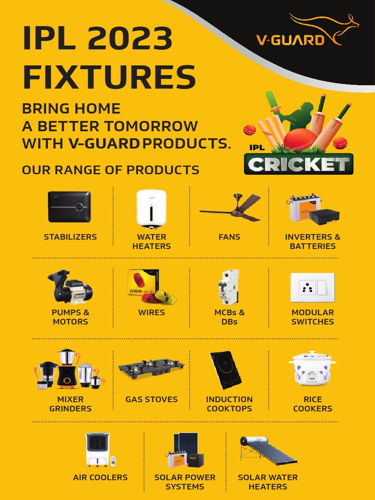 VG - Ipl Pocket Schedule PDF | PDF