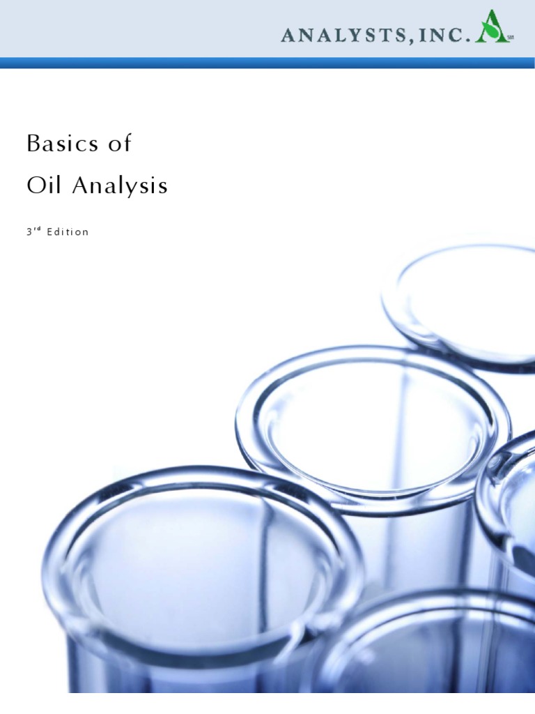 Basics of Oil Analysis | PDF | Wear | Bearing (Mechanical)