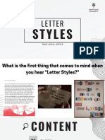 Full Block Letter Format Guide | PDF | Written Communication | Writing