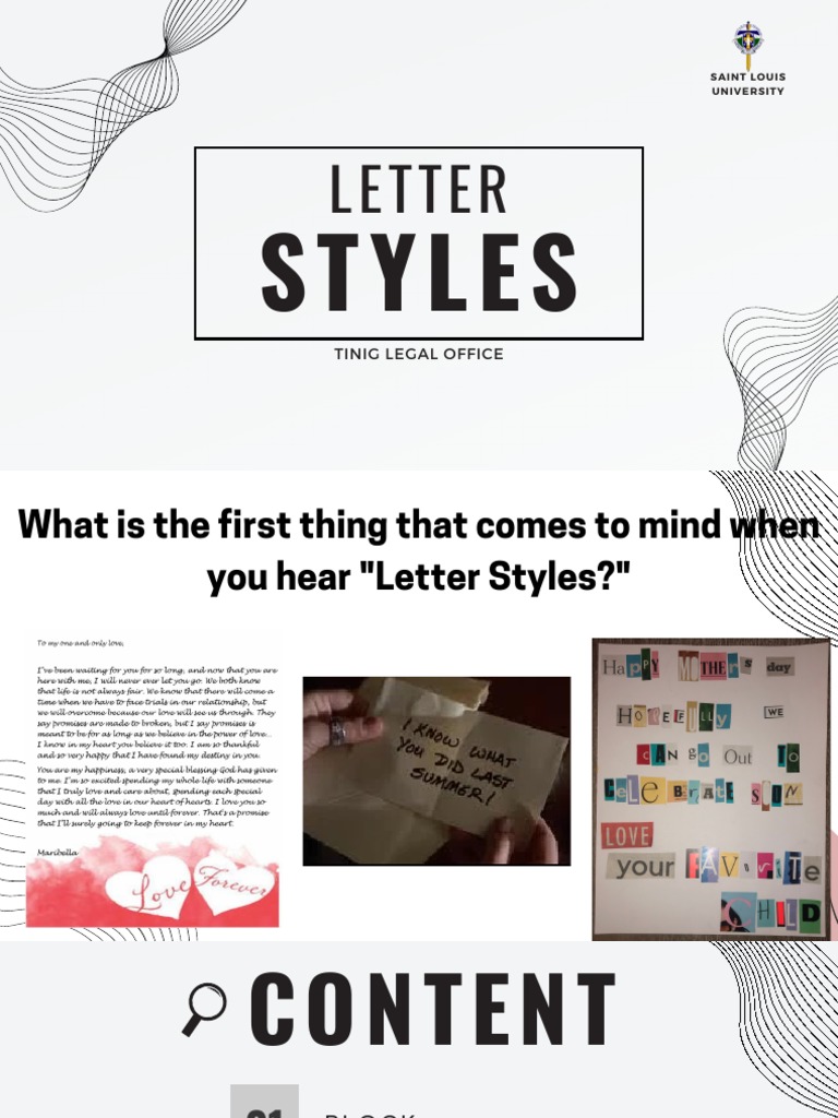 Letter Styles: Block vs Modified Formats | PDF
