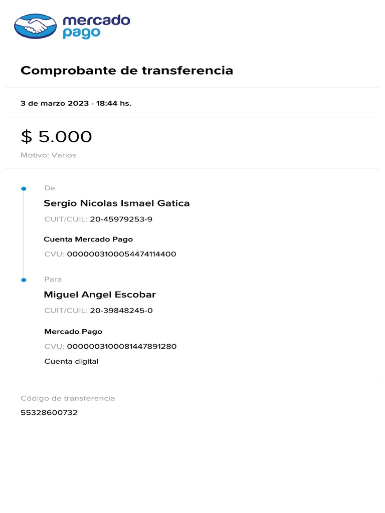 Comprobante MP PDF | PDF