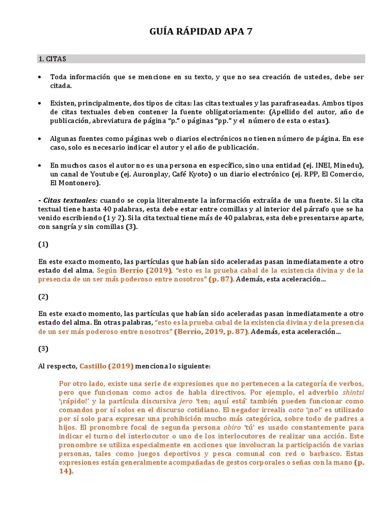 Guía Rápida Apa 7 Pdf Bancos