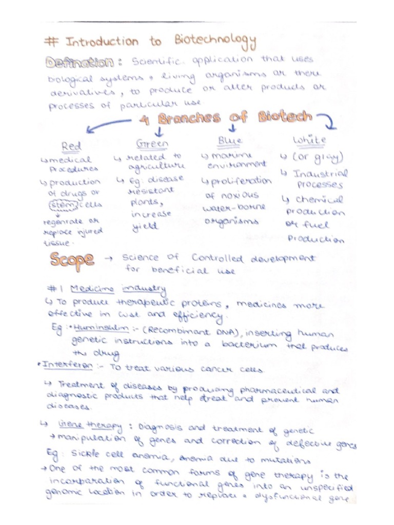 Basic Bio Notes PDF | PDF