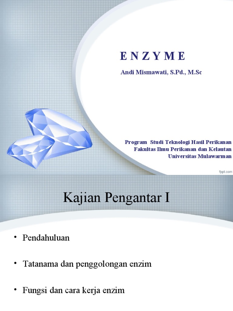 Pertemuan 6, 7 Dan 8. Enzyme | PDF