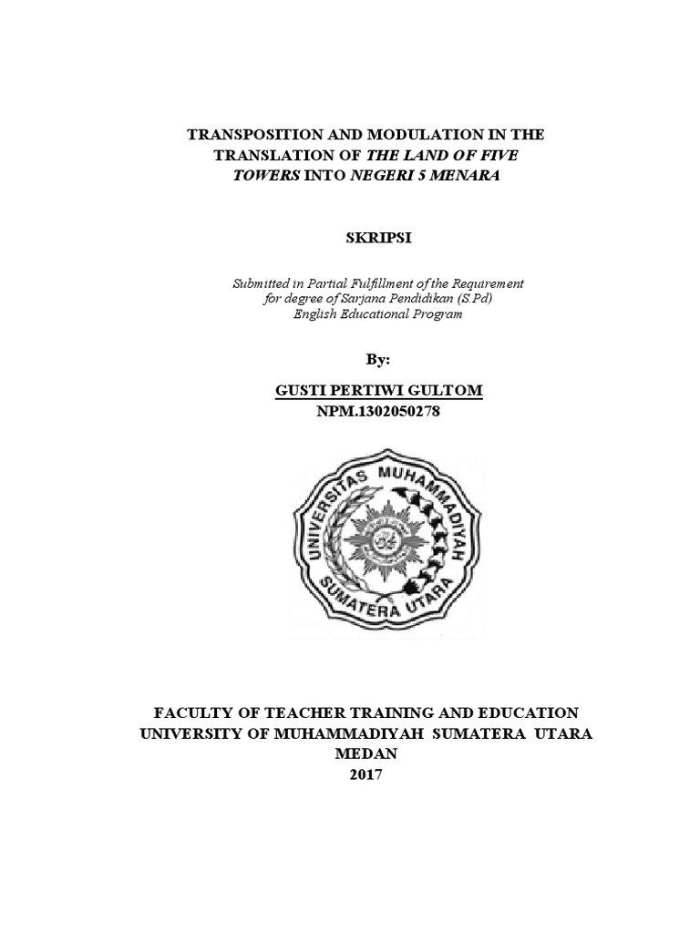 Modulation Vs Transposition GUSTI PERTIWI GULTOM | PDF Modulation Vs Transposition GUSTI PERTIWI GULTOM | PDF