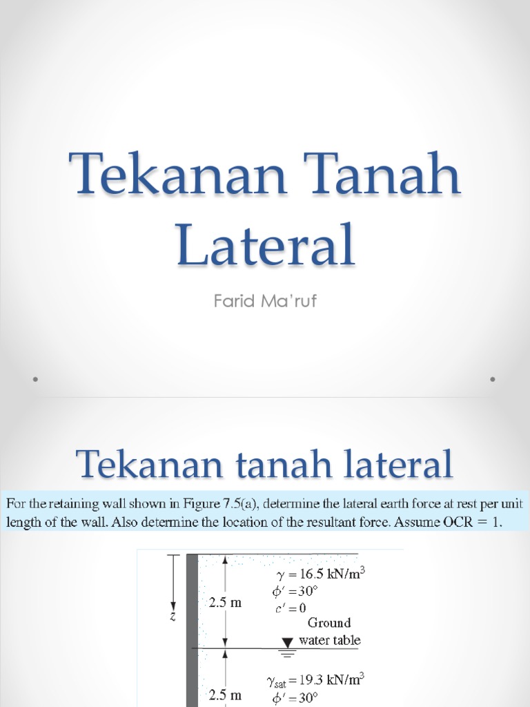 Pondasi06 - Dinding Penahan Tanah01 PDF | PDF