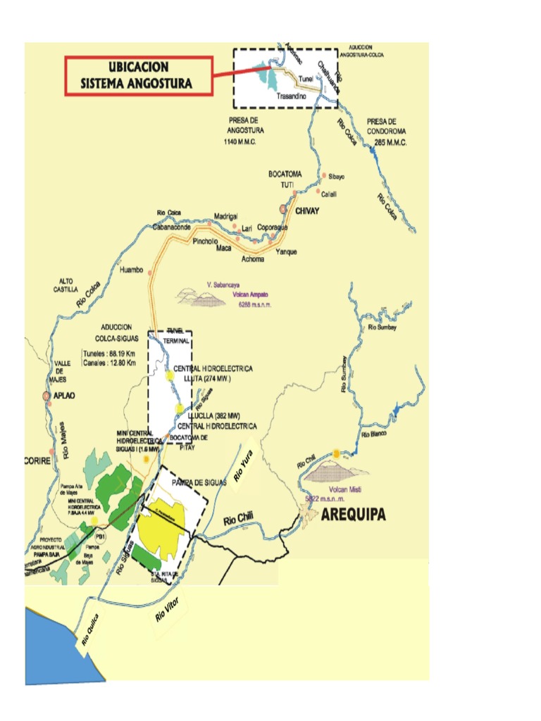 MAPA COMPLETO MAJES II ETAPA.pdf | PDF