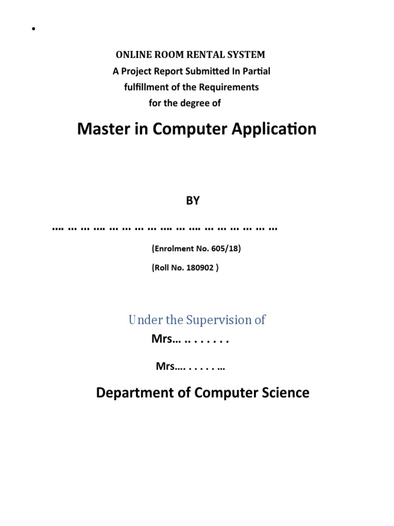 Onlin Room Rental Report | PDF