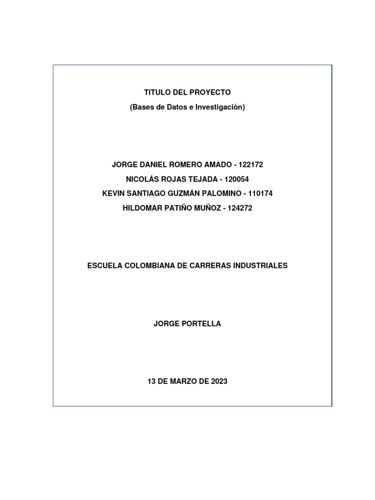 Formato Entrega de Evidencias PDF | PDF Formato Entrega de Evidencias PDF | PDF