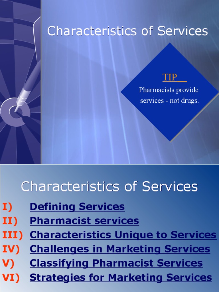 Chapter 3 - Characteristics of Service | PDF
