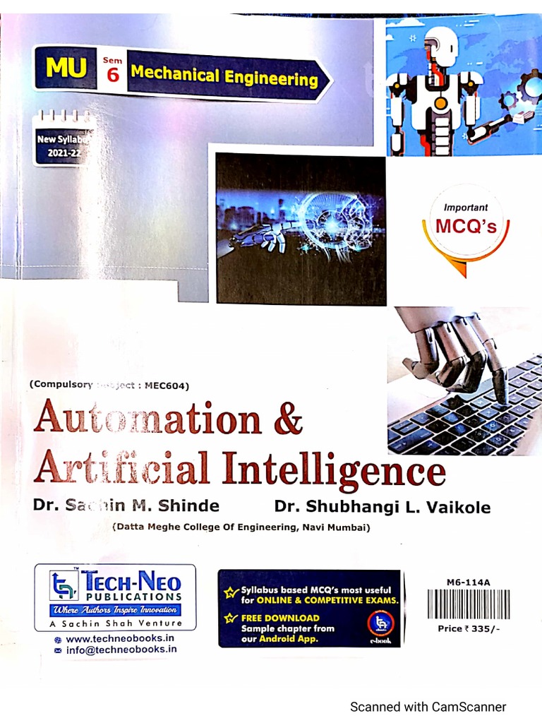 Automation & Artificial Intelligence ME 6 SEM PDF | PDF