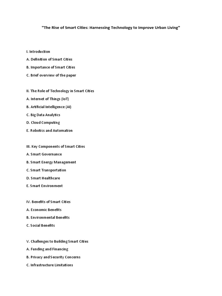 Rise of Smart Cities Explained | PDF | Internet Of Things | Artificial ...
