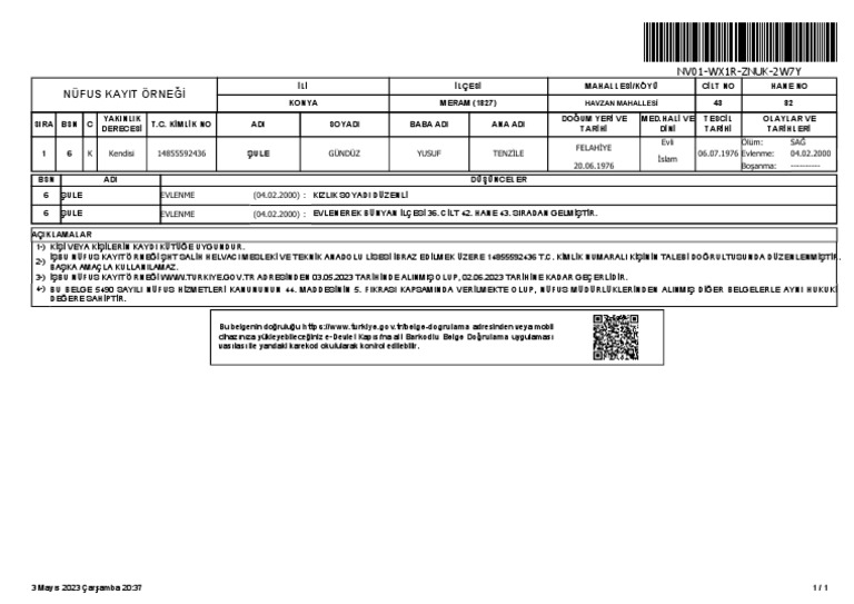 nufus-kayit-ornegi.pdf | PDF