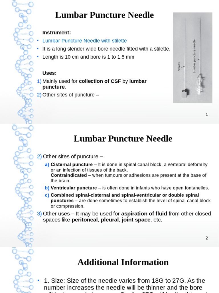 Lumber Puncture PDF | PDF