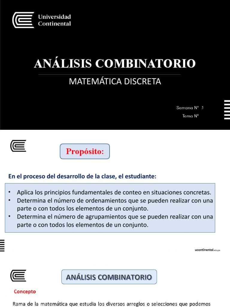 Analisis Combinatorio | PDF