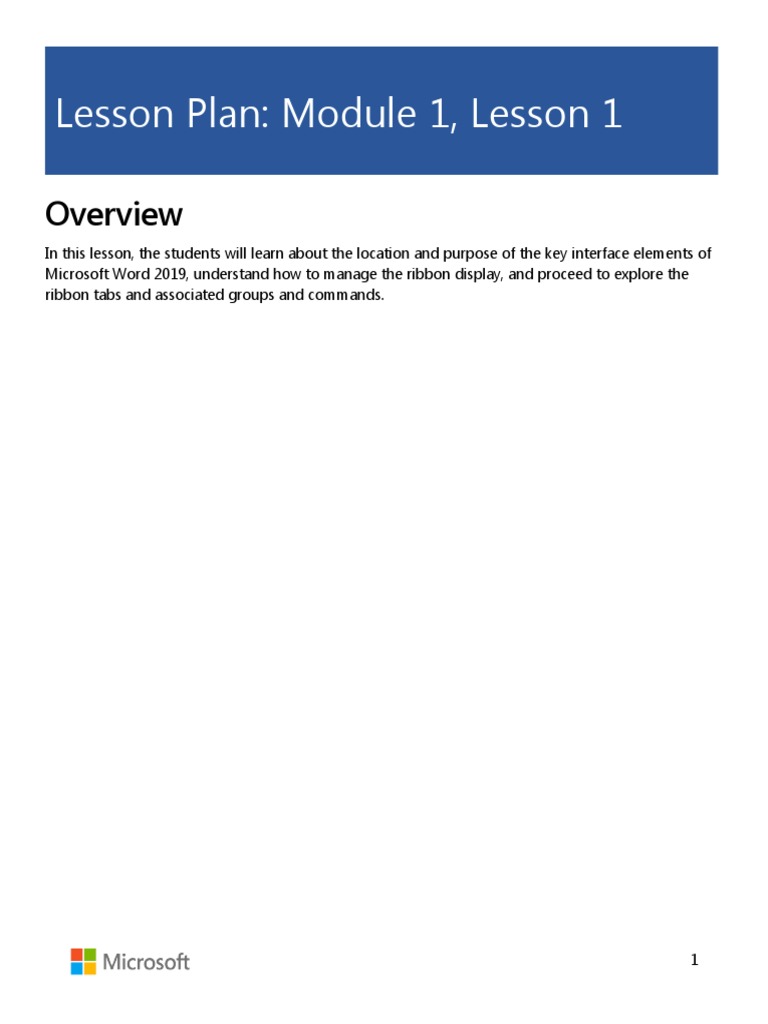 Word Associate Module 1 Tasks L1 To L6 | PDF | Microsoft Word | Vitis