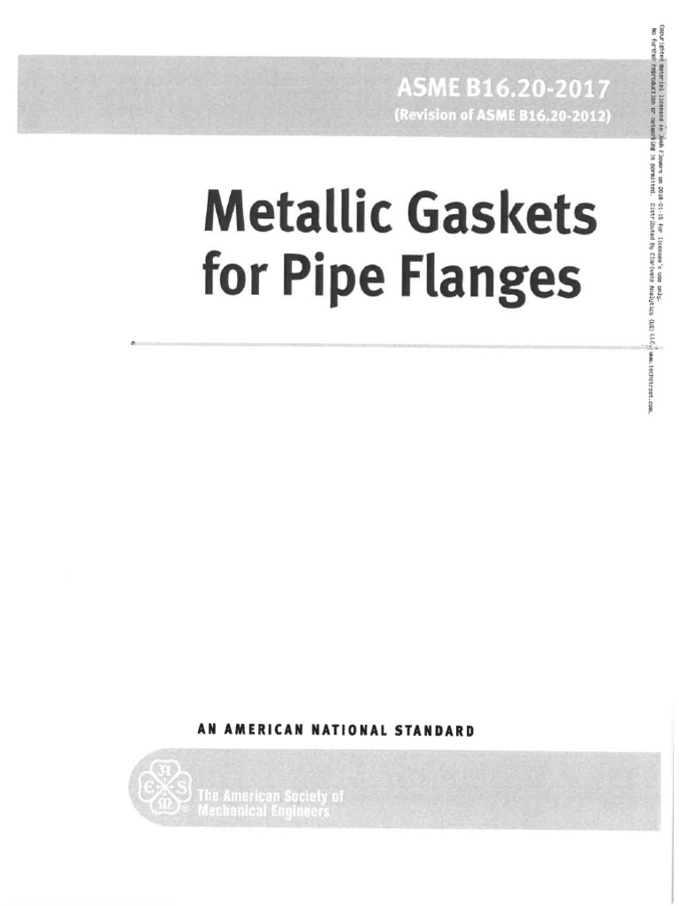 Asme B16.20-2017 PDF | PDF