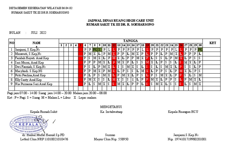 Jadwal Bulan Juni 2022 | PDF