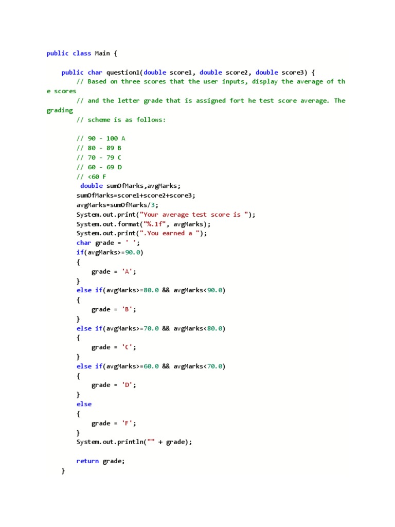 Exam 2 Programming Part | PDF