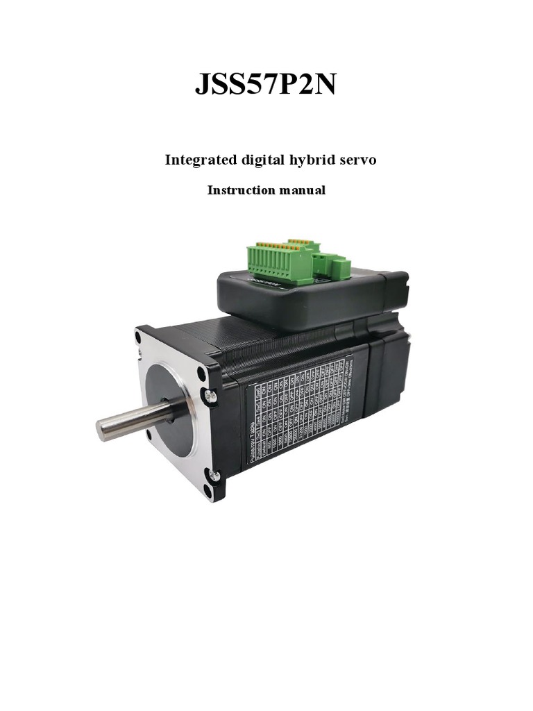 JSS57 Hybrid Servo Manual | PDF